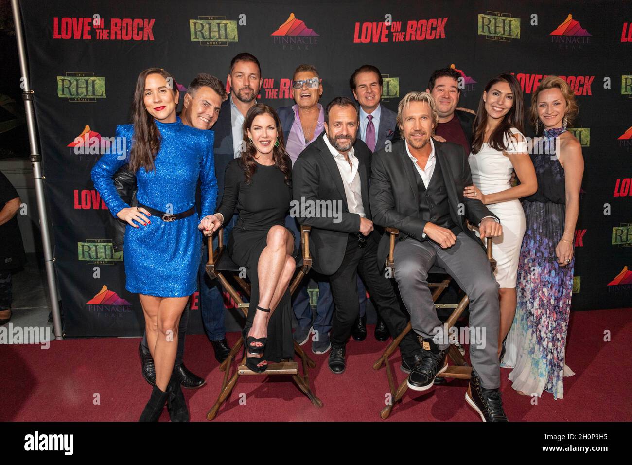Universal City, CA - October 13, 2021: Cast of "Love on the Rock ...