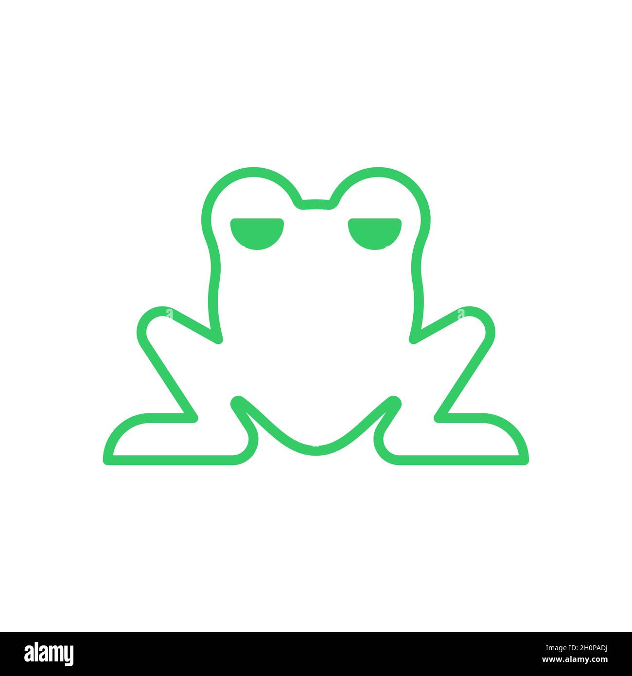 Frog symbol. Toad icon sign. vector illustration Stock Vector Image ...