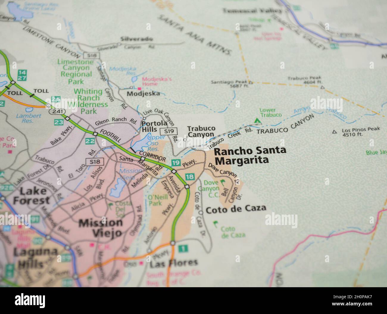 California rancho map hi-res stock photography and images - Alamy