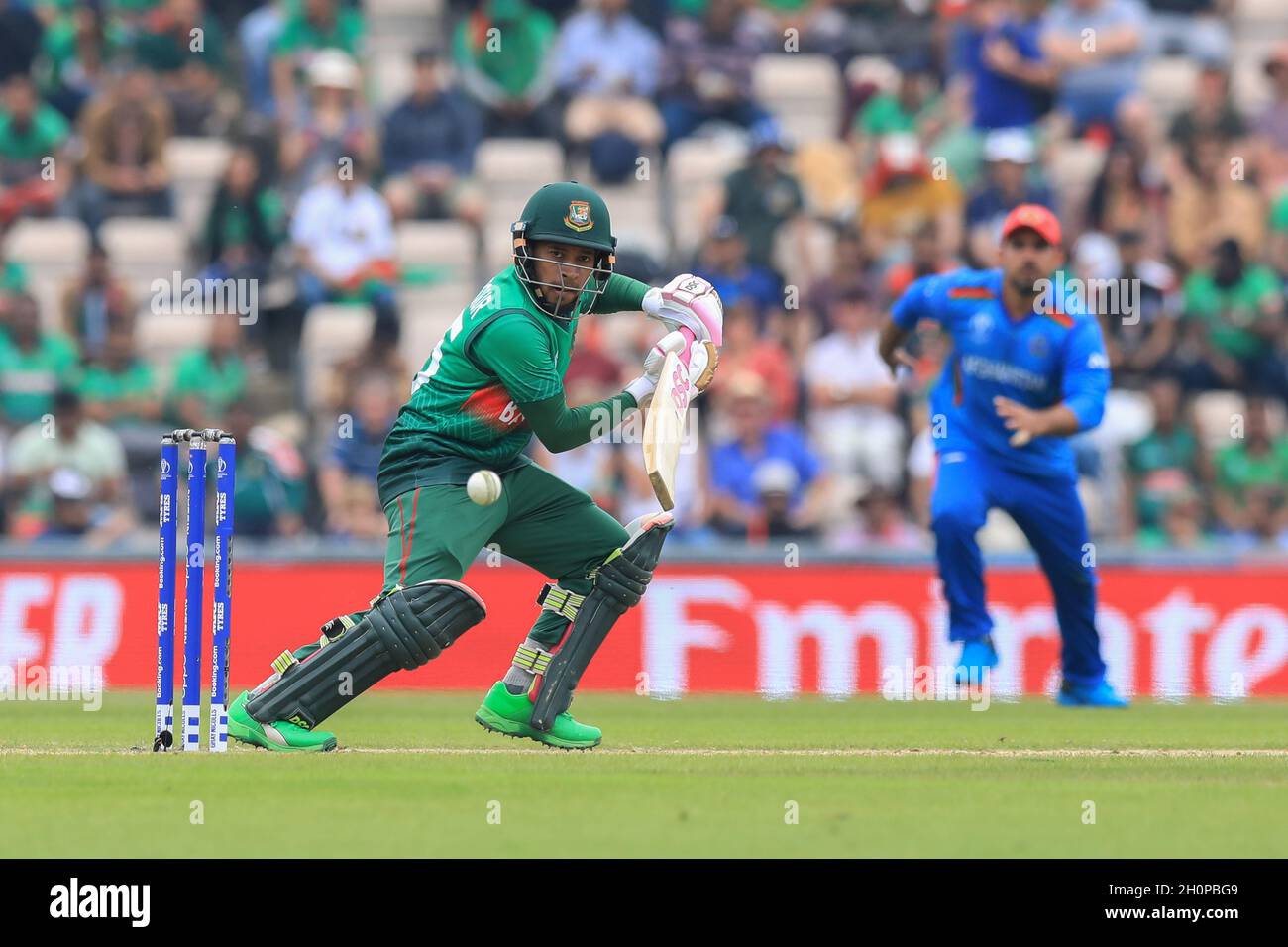 Bangladesh cricket player Mushfiqur Rahim (L) in action during the 31st ...
