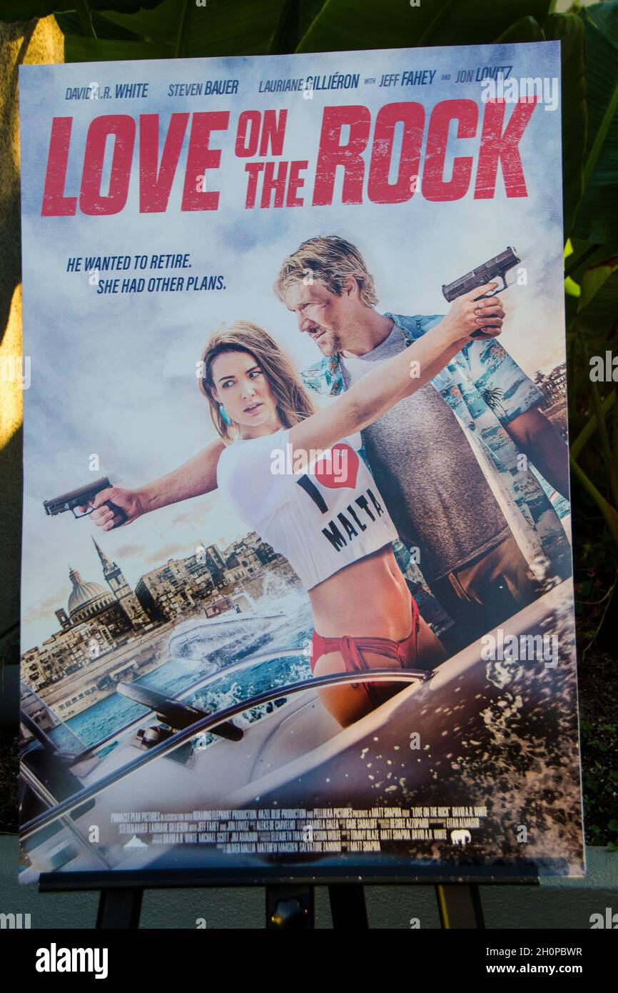 LOVE ON THE ROCK FILM PREMIERE 10-13-21 Stock Photo - Alamy