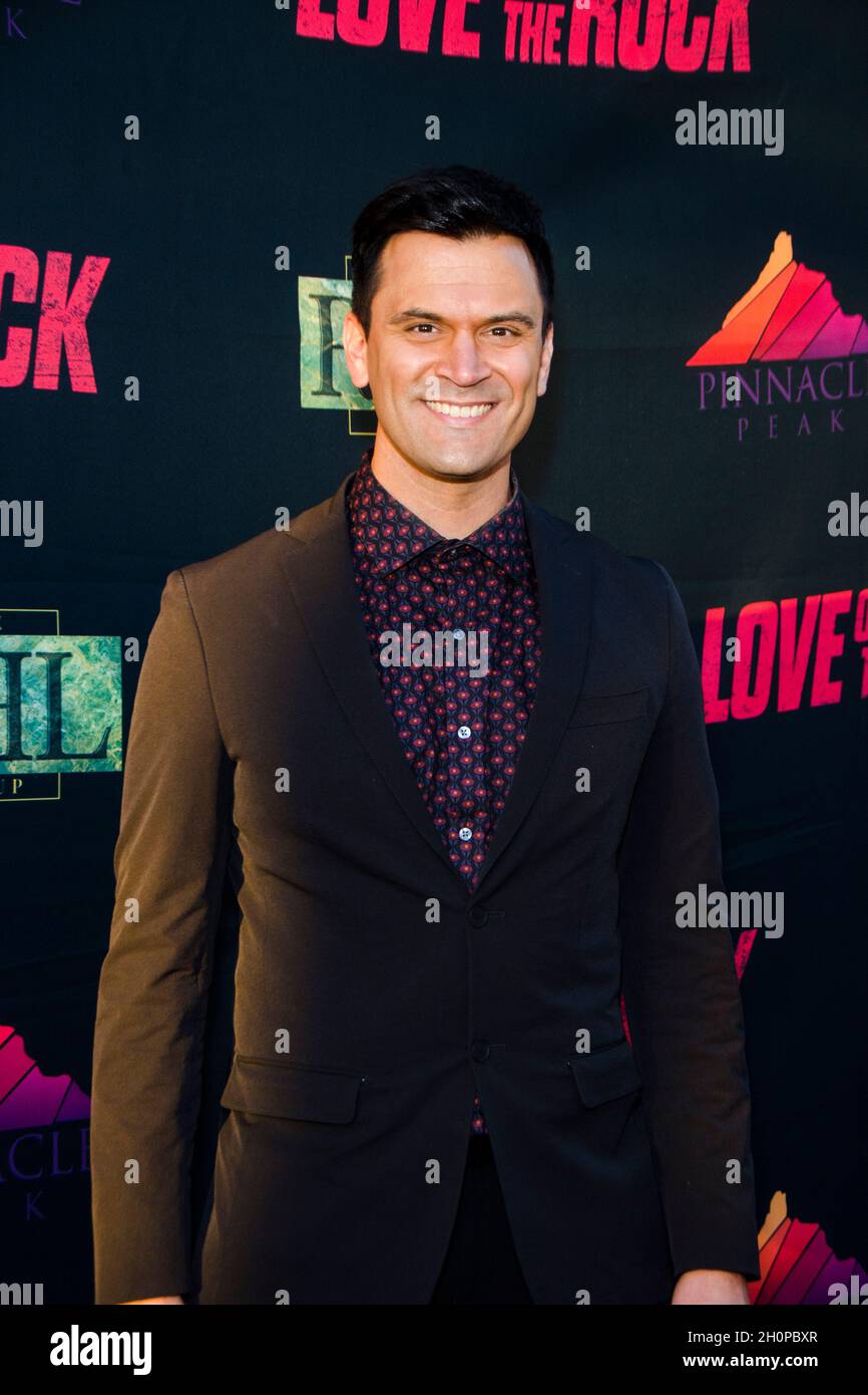 LOVE ON THE ROCK FILM PREMIERE 10-13-21 Stock Photo - Alamy