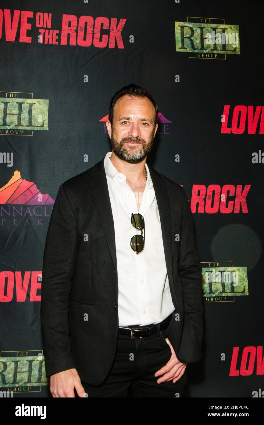 LOVE ON THE ROCK FILM PREMIERE 10-13-21 Stock Photo - Alamy