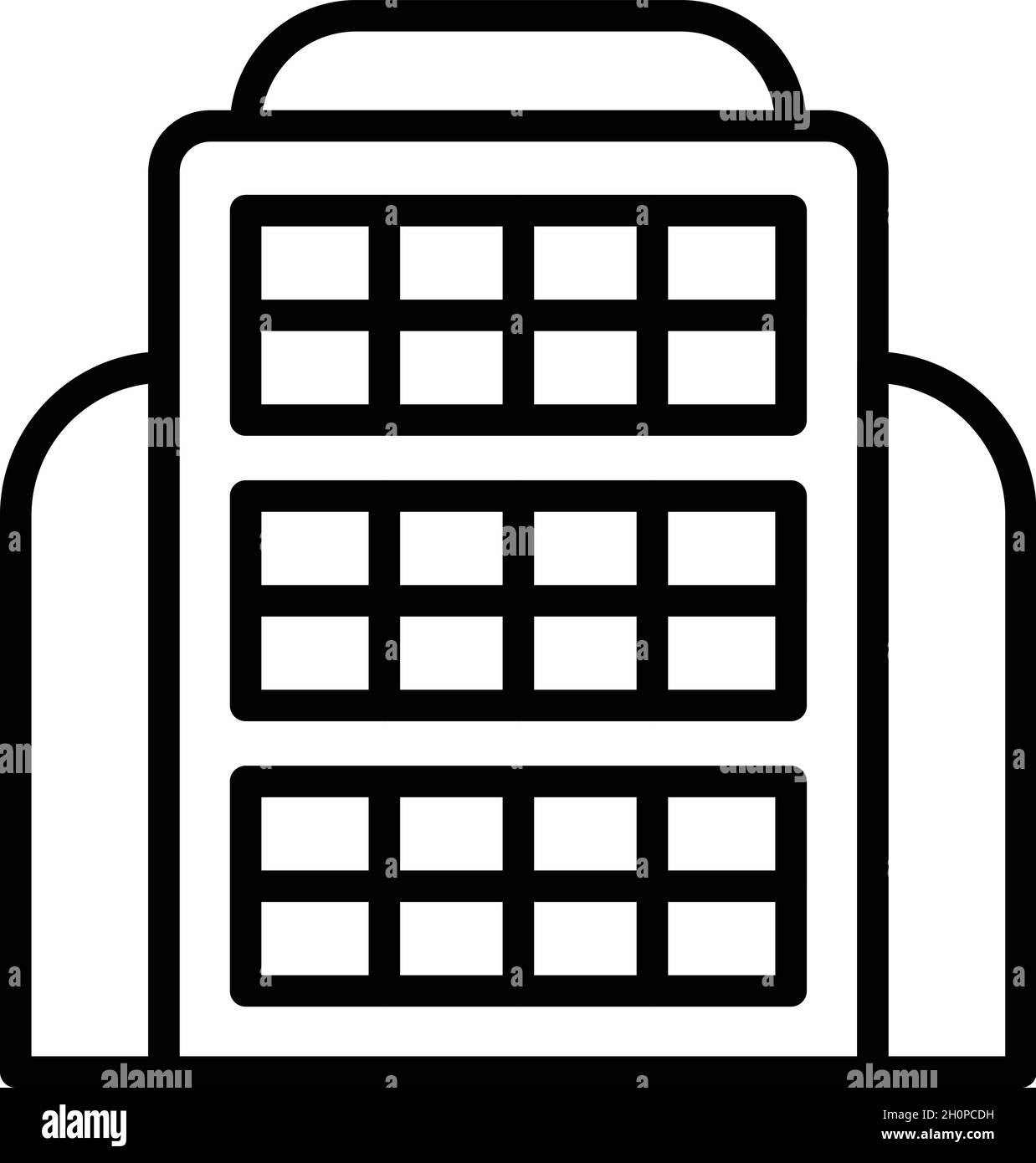 Multistory black construction Cut Out Stock Images & Pictures - Alamy