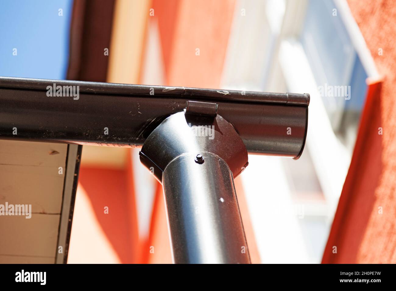 Roof drain spout hi-res stock photography and images - Alamy