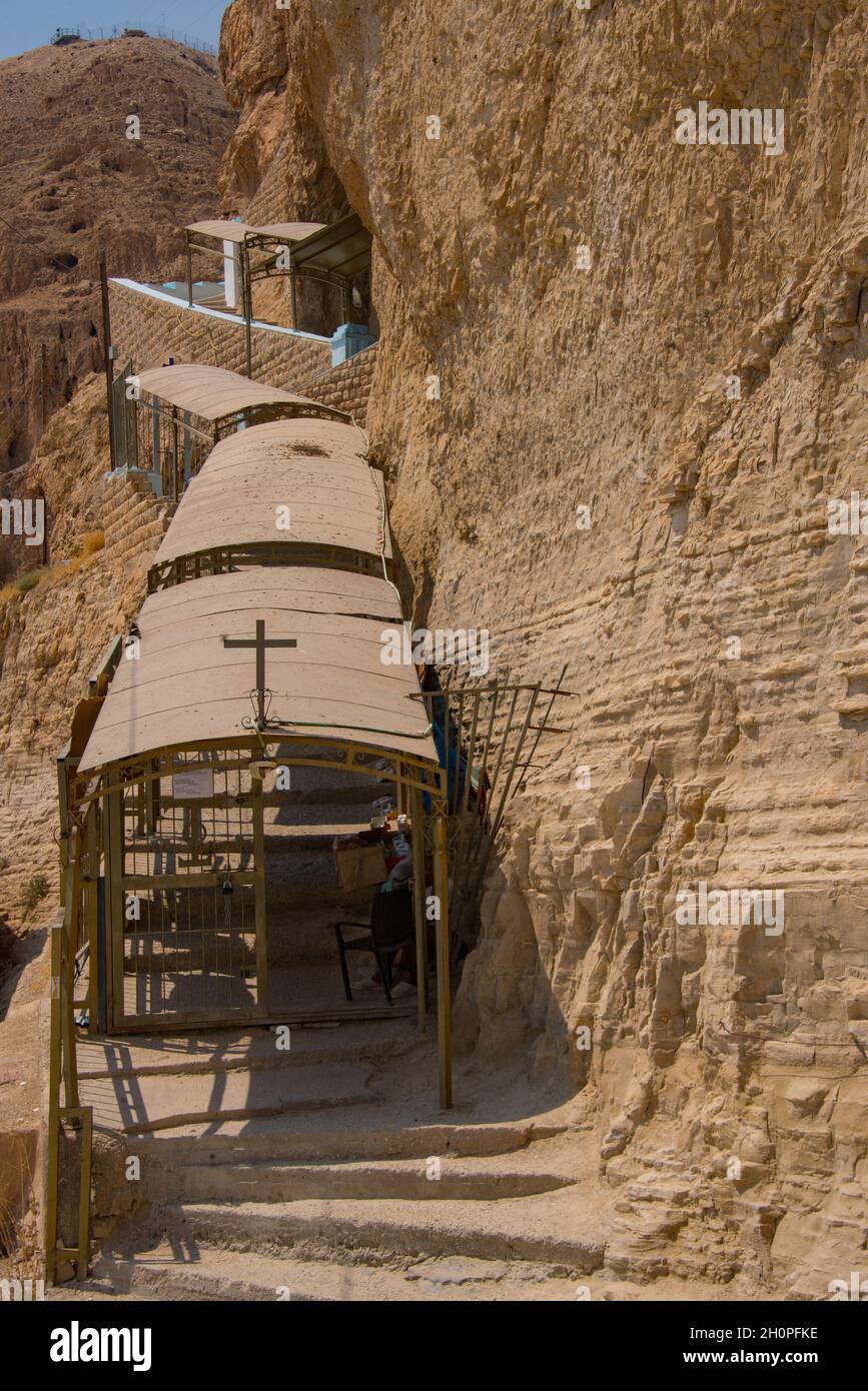 Asia, Middle East, Israel, Palestine, Jericho, Monastery of the ...