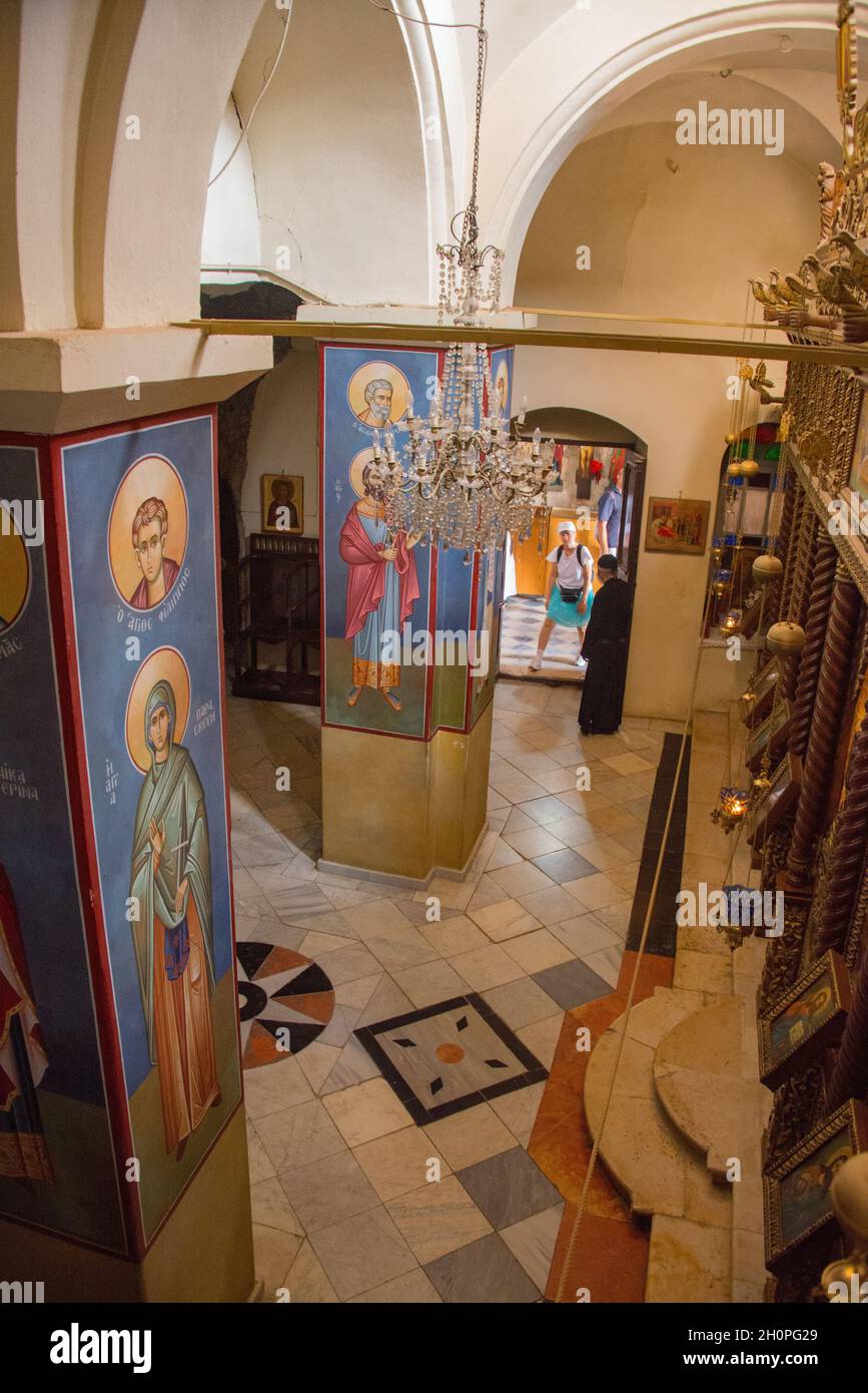 Asia, Middle East, Israel, Palestine, Jericho, Monastery of the ...