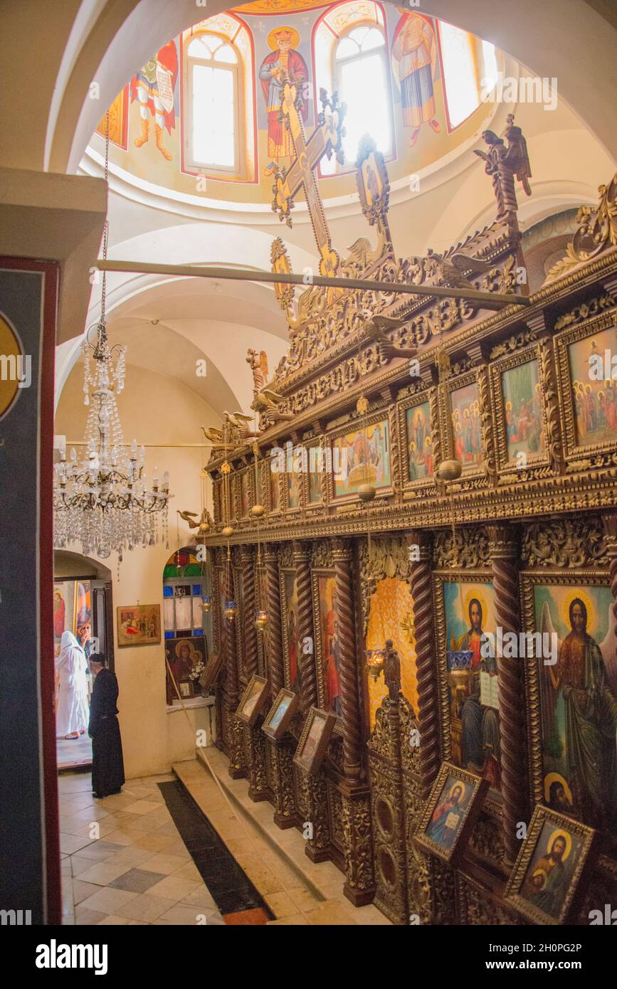 Asia, Middle East, Israel, Palestine, Jericho, Monastery of the ...