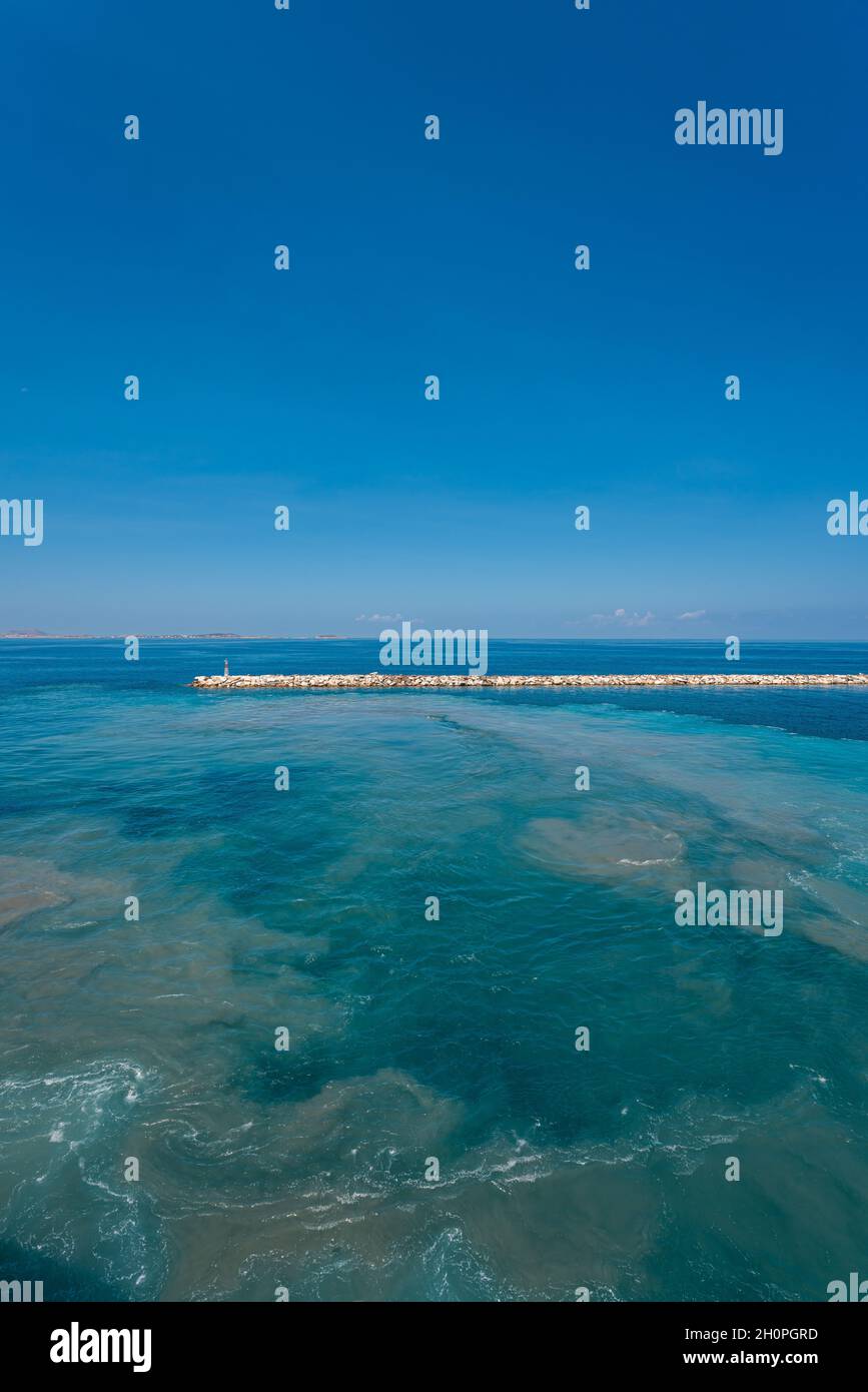 Aegean Seascape, ocean backgrounds of Greek Islands Stock Photo - Alamy
