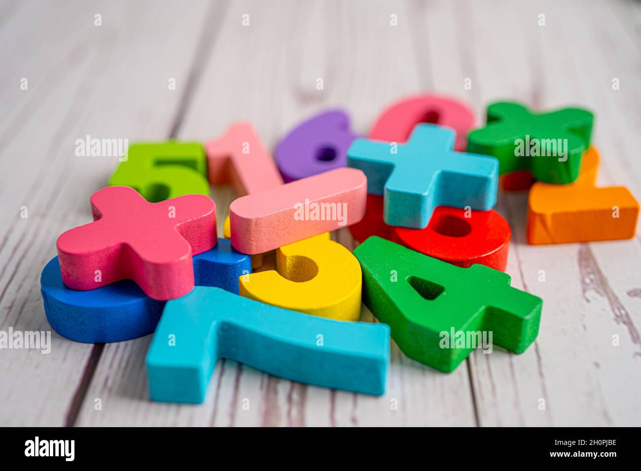 Math number colorful, education study mathematics learning teach ...