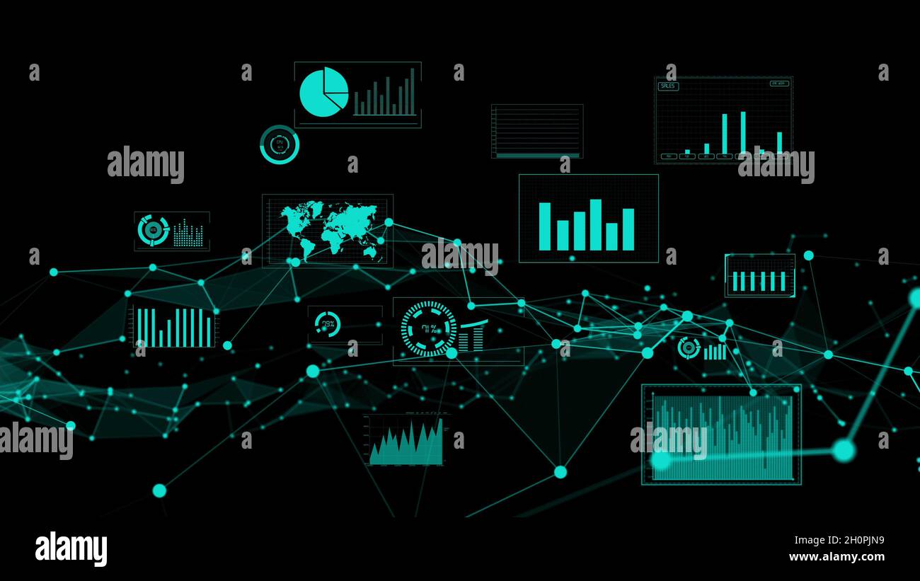 Computer animation graph hi-res stock photography and images - Alamy