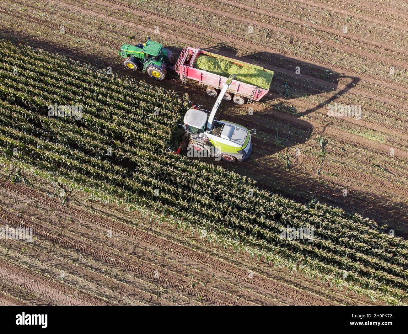 Aerial drone footage corn agriculture hi-res stock photography and ...