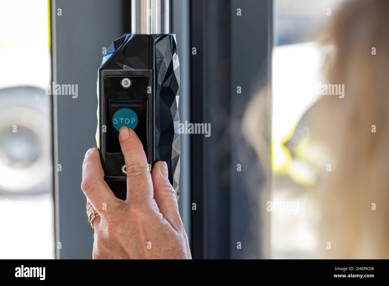 Stop Request Button In A Bus High Resolution Stock Photography and ...