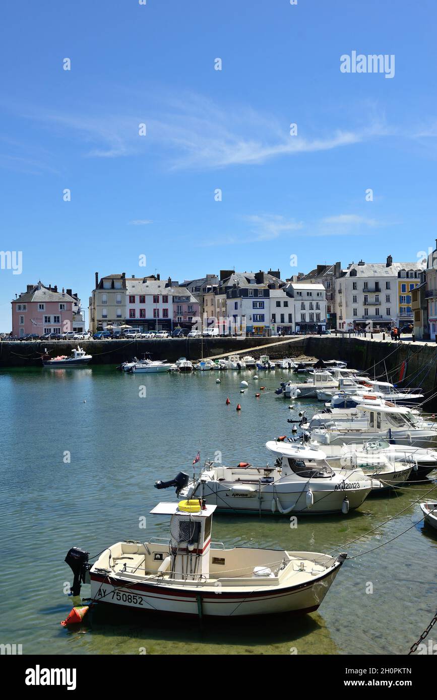 Belle Ile en Mer Island (off the coast of Brittany, north western ...