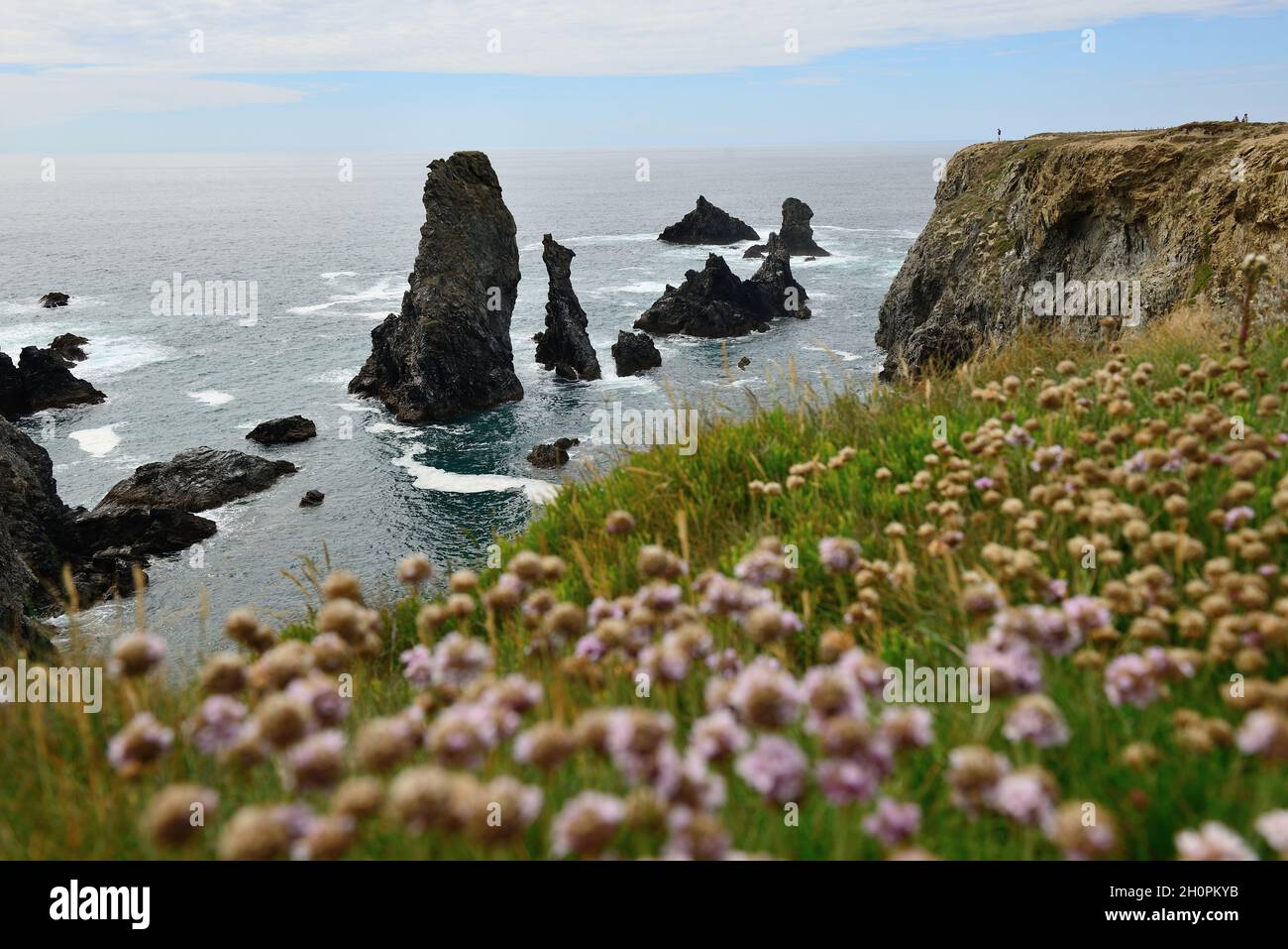 “Belle Ile en Mer" island (off the coasts of Brittany, north western ...