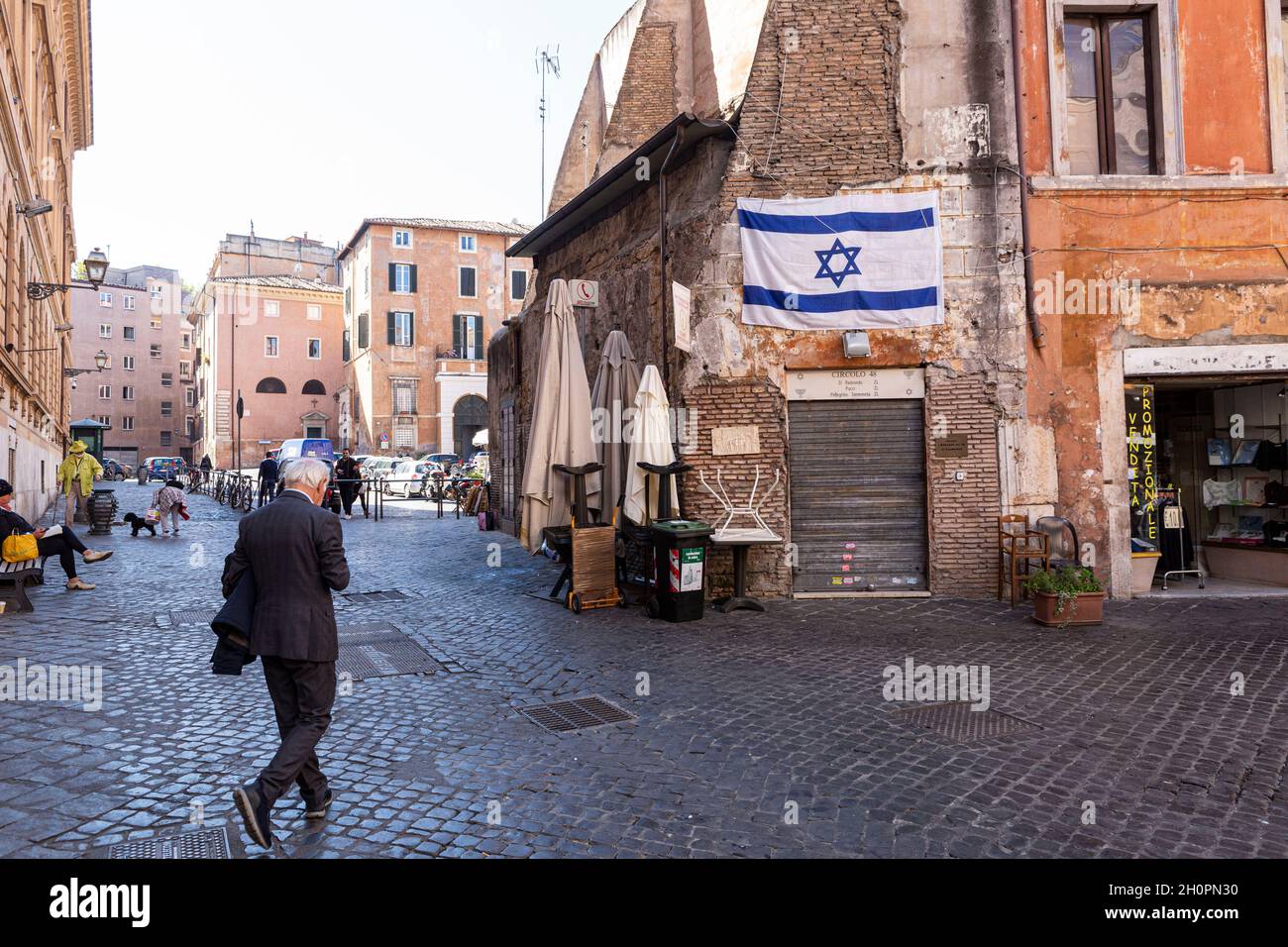Jewish Ghetto in Rome Stock Photo - Alamy