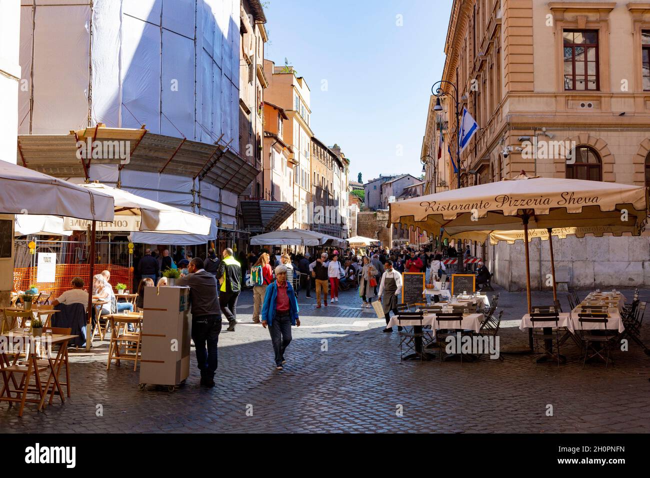 Jewish Ghetto Area Of Rome