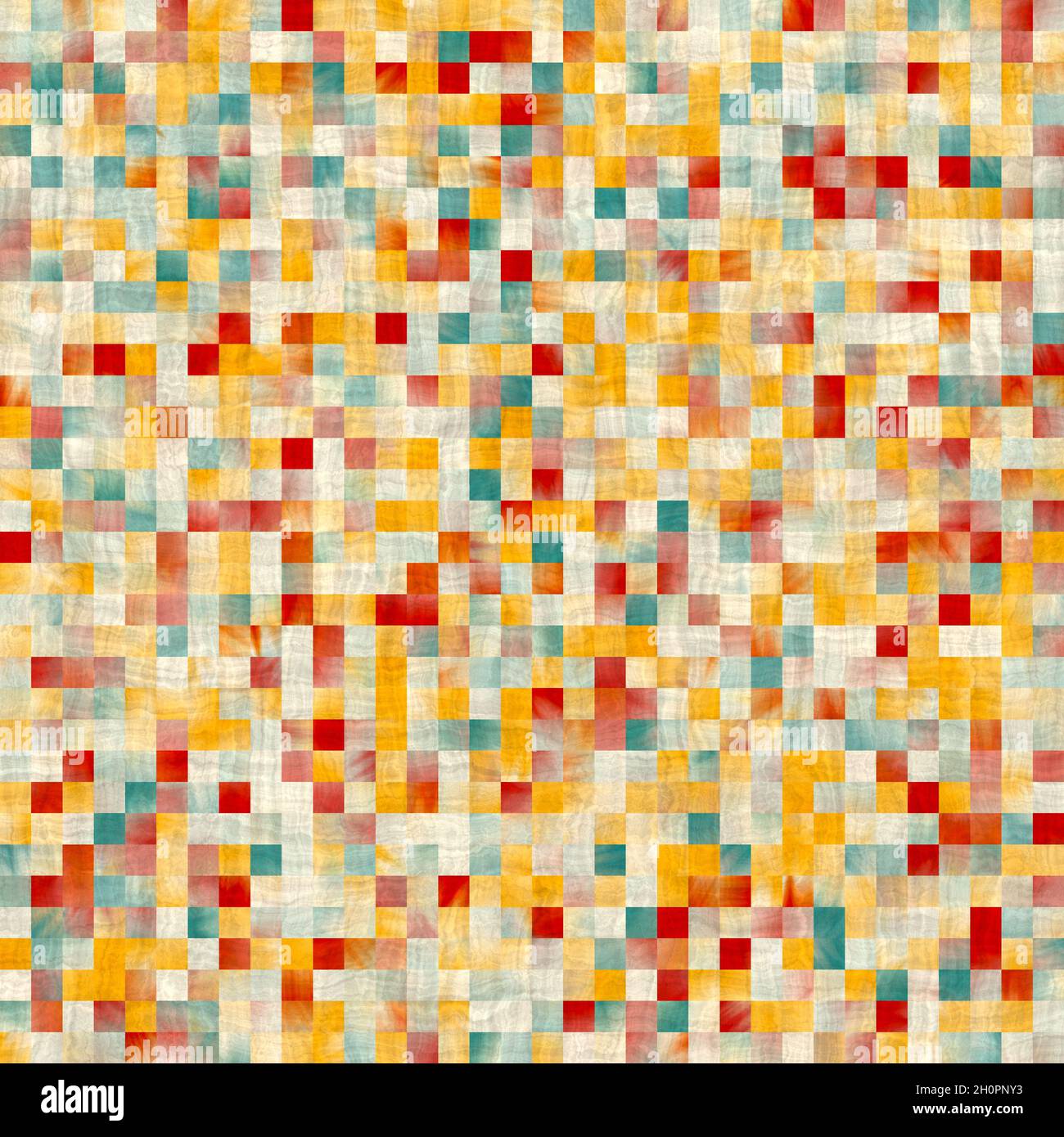 Seamless square tile faux wall mosaic pattern for surface design and ...