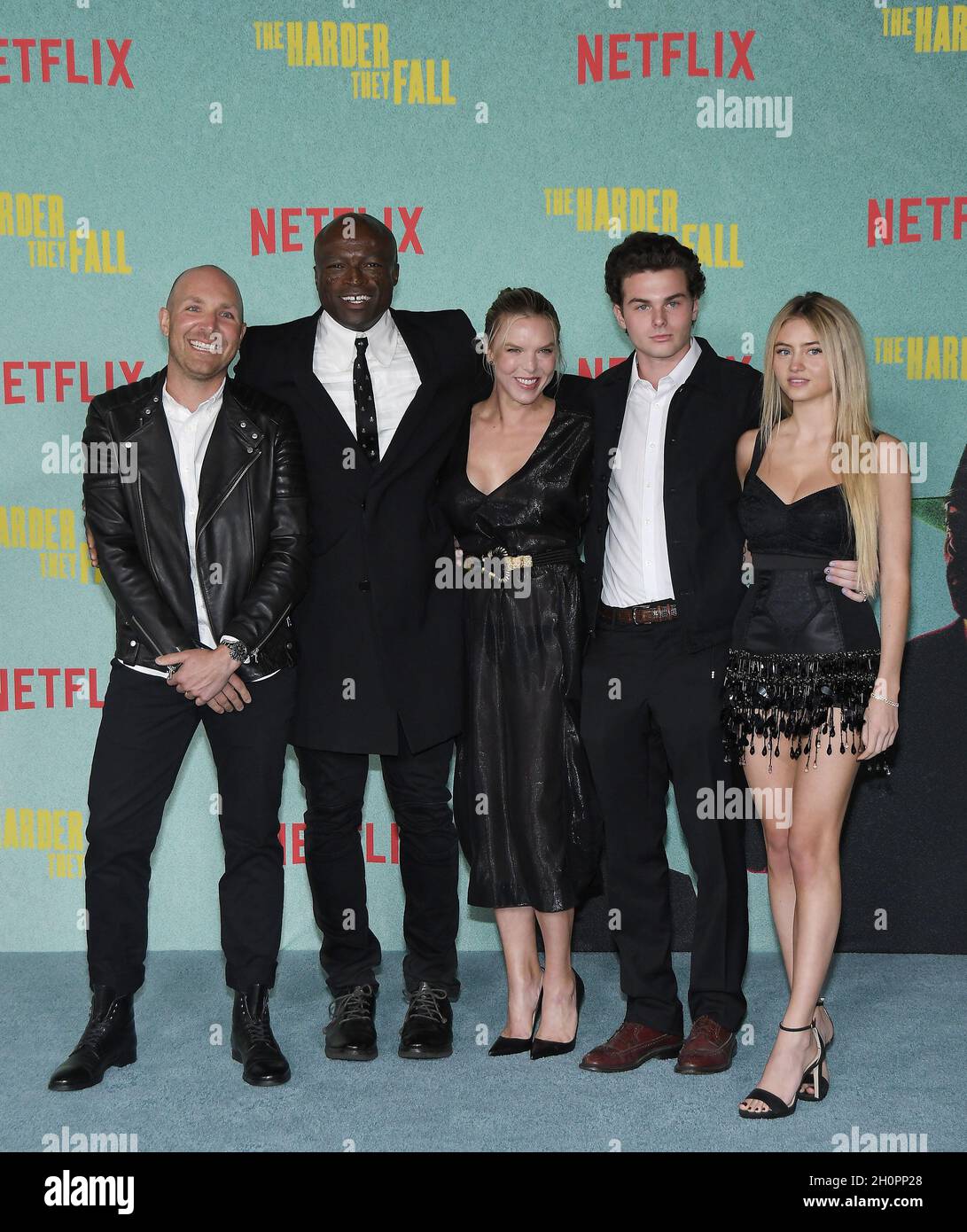 CA , USA, October 13, 2021. CA , USA, October 13, 2021. (L-R) Guest ...