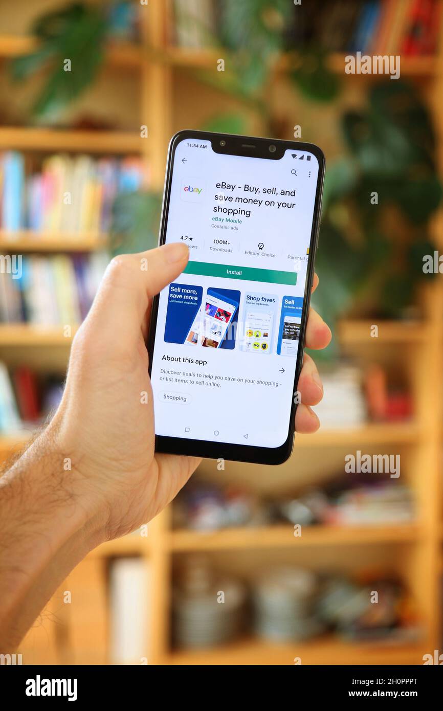 Ebay auction 2021 hi-res stock photography and images - Alamy