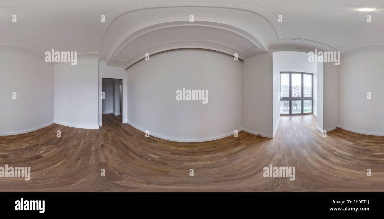 empty room without furniture. full spherical hdri panorama 360 degrees ...