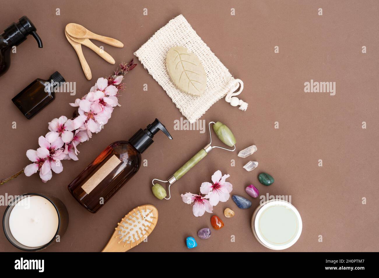Natural cosmetics set Stock Photo - Alamy