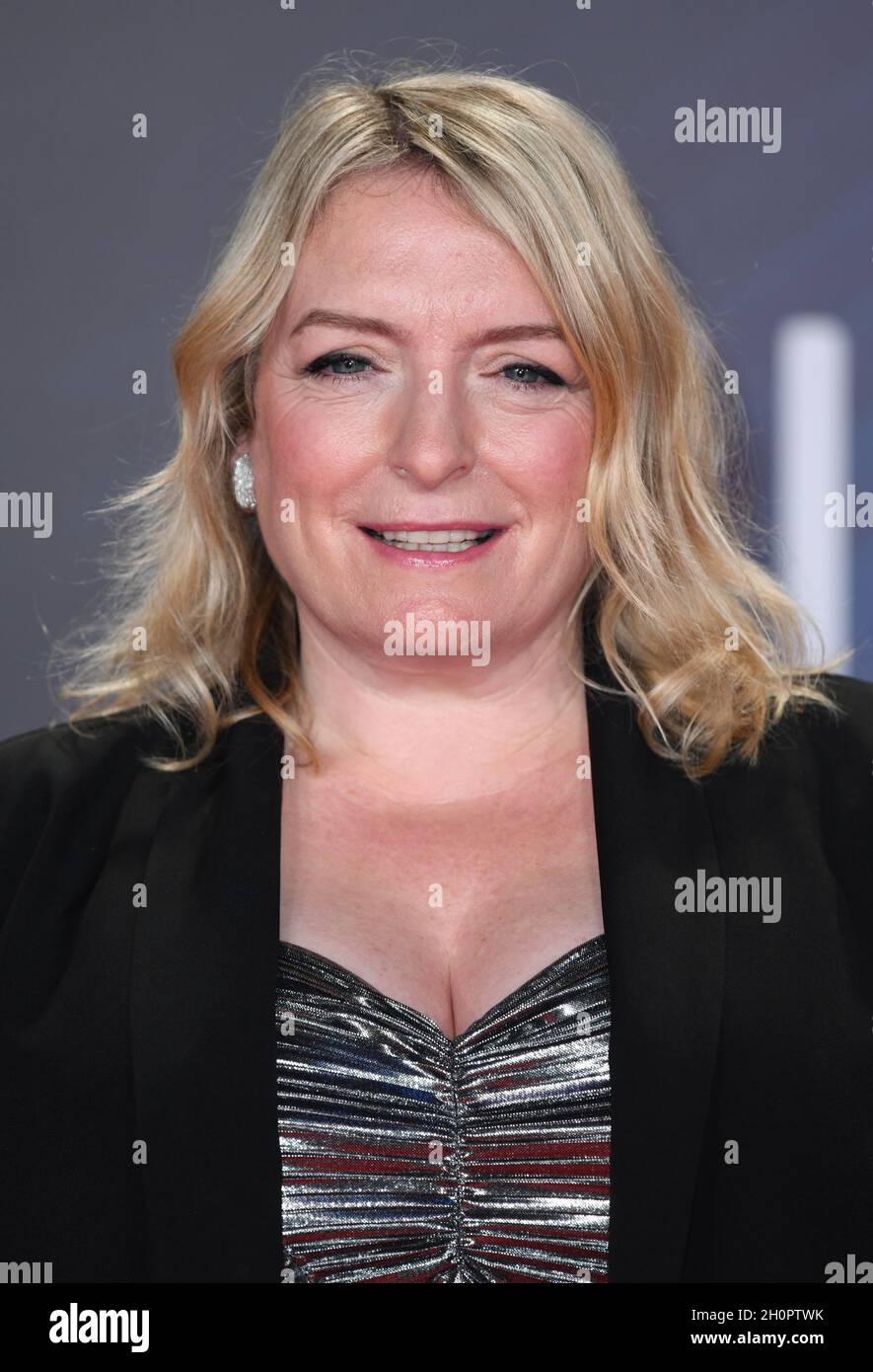 October 13th, 2021. London, UK. Claire Rushbrook arriving at Ali & Ava ...