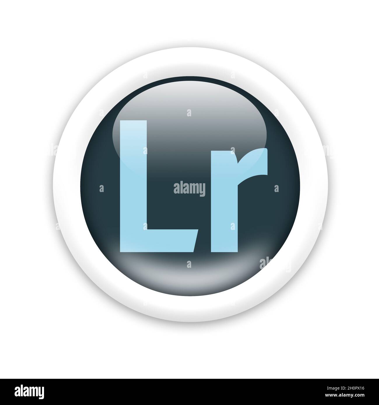 Adobe lightroom icon logo hi-res stock photography and images - Alamy