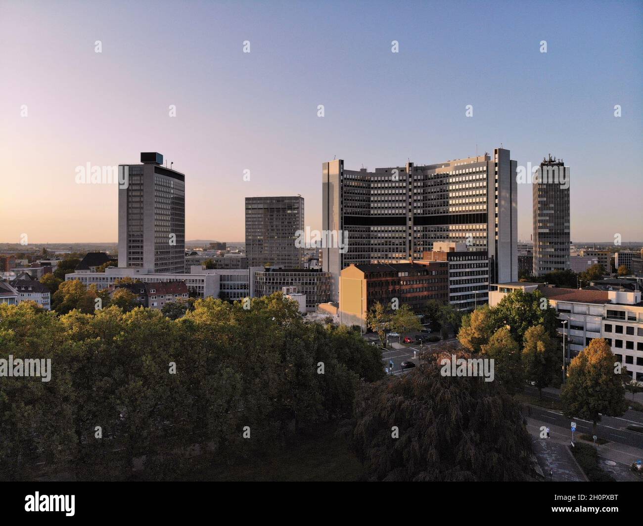 Downtown essen aerial hi-res stock photography and images - Alamy