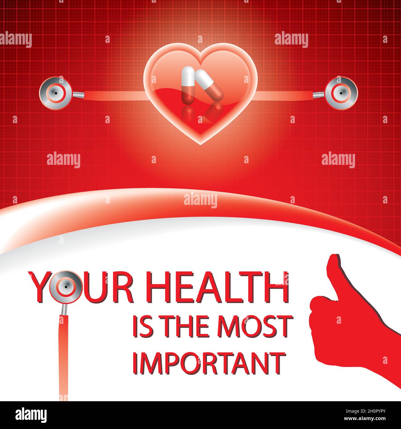 Abstract red grid medical background Stock Vector Image & Art - Alamy