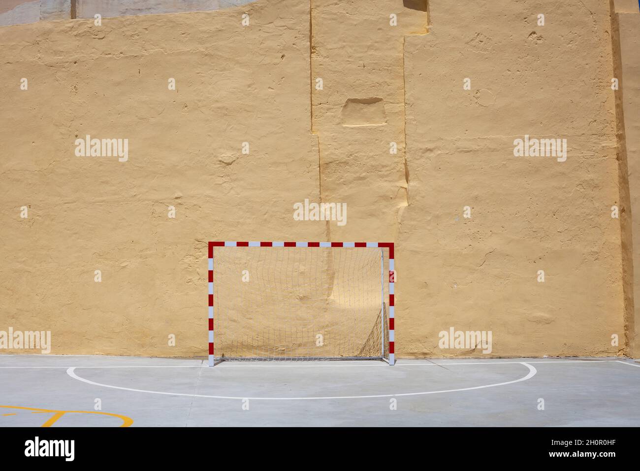 Broken soccer goal hi-res stock photography and images - Alamy