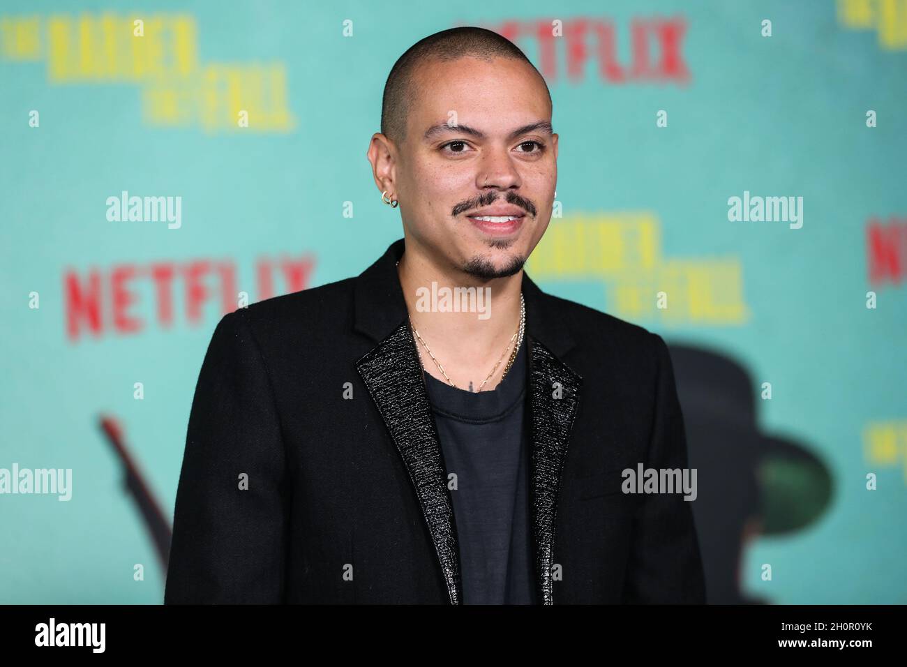 LOS ANGELES, CALIFORNIA, USA - OCTOBER 13: Actor Evan Ross arrives at ...