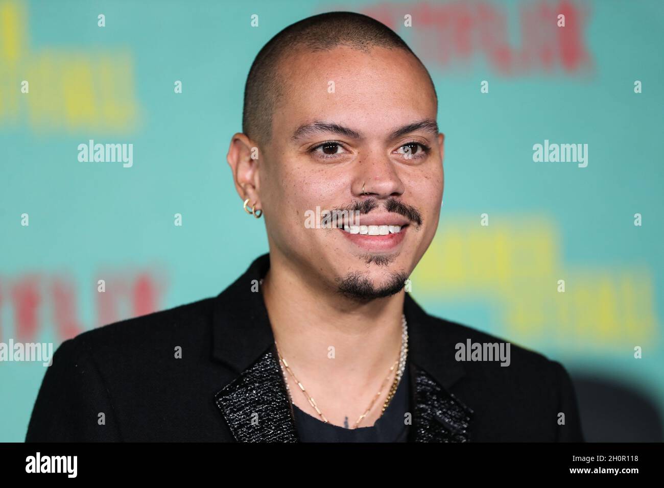 LOS ANGELES, CALIFORNIA, USA - OCTOBER 13: Actor Evan Ross arrives at ...