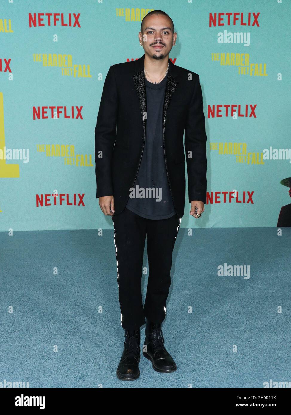 LOS ANGELES, CALIFORNIA, USA - OCTOBER 13: Actor Evan Ross arrives at ...