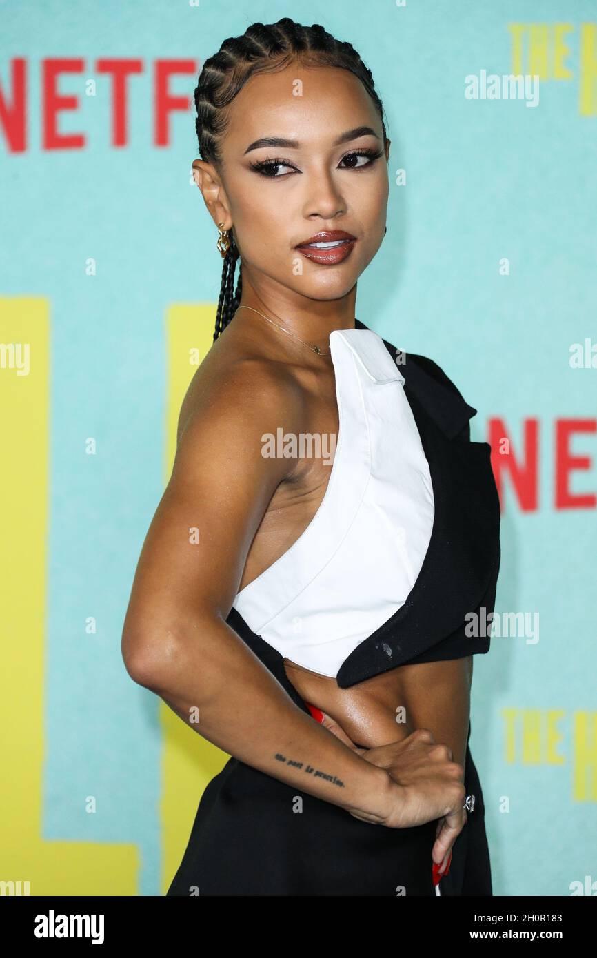 LOS ANGELES, CALIFORNIA, USA - OCTOBER 13: Actress Karrueche Tran ...