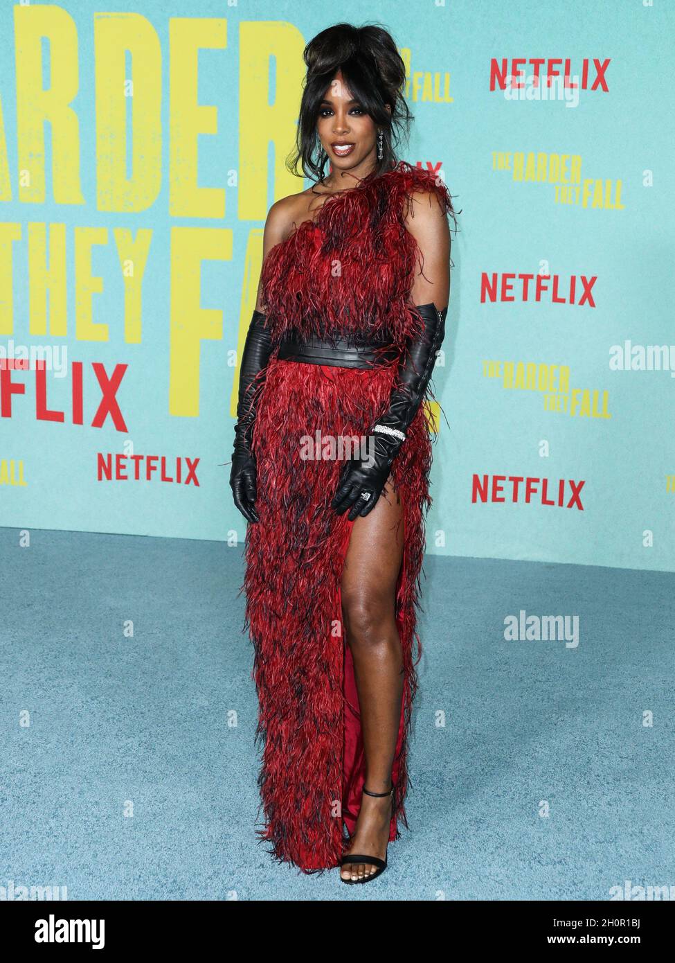 LOS ANGELES, CALIFORNIA, USA - OCTOBER 13: Singer Kelly Rowland arrives ...