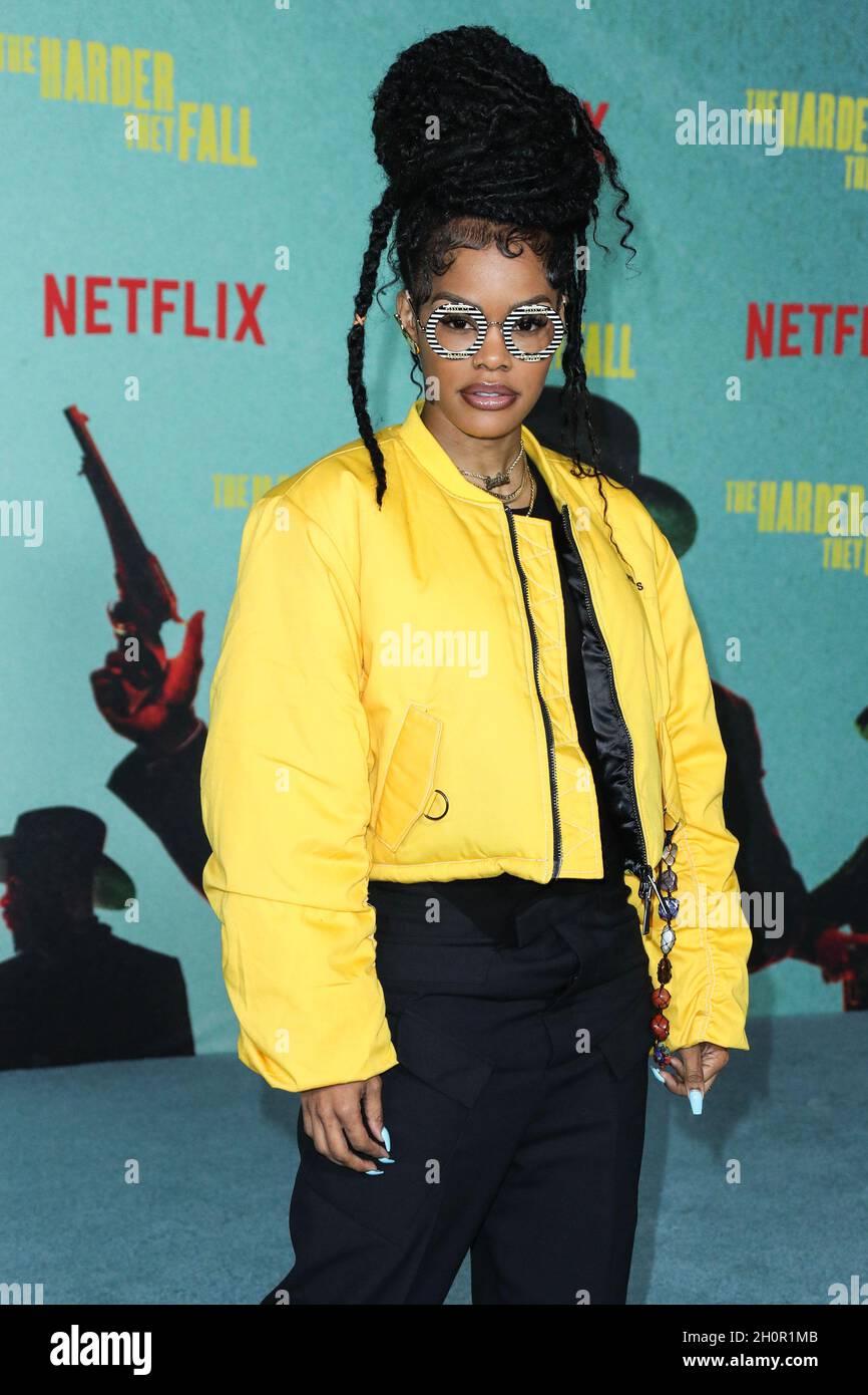 LOS ANGELES, CALIFORNIA, USA - OCTOBER 13: Singer-songwriter Teyana ...