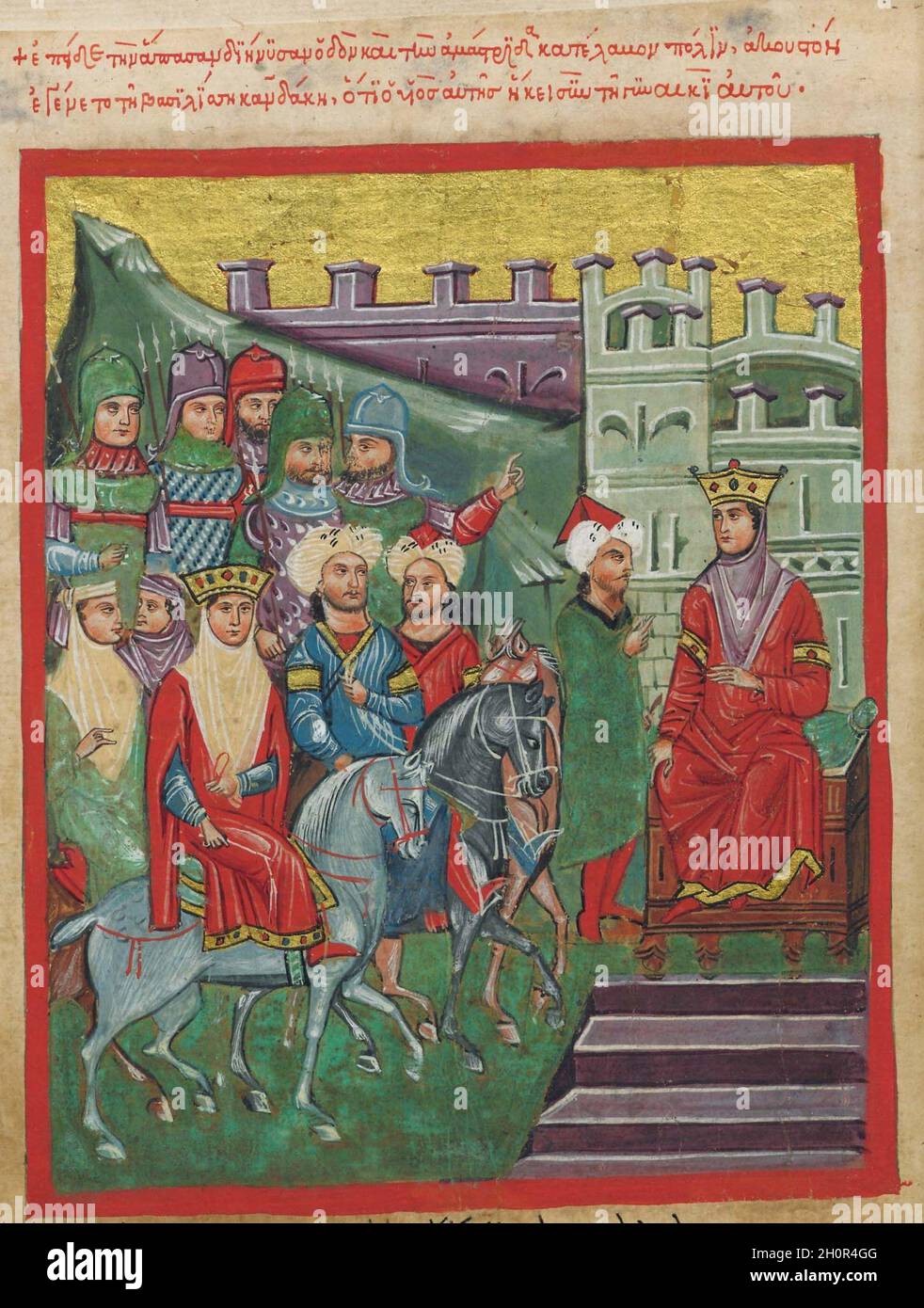 The story of Alexandros - Pseudo-Callisthenes 14th century Stock Photo ...