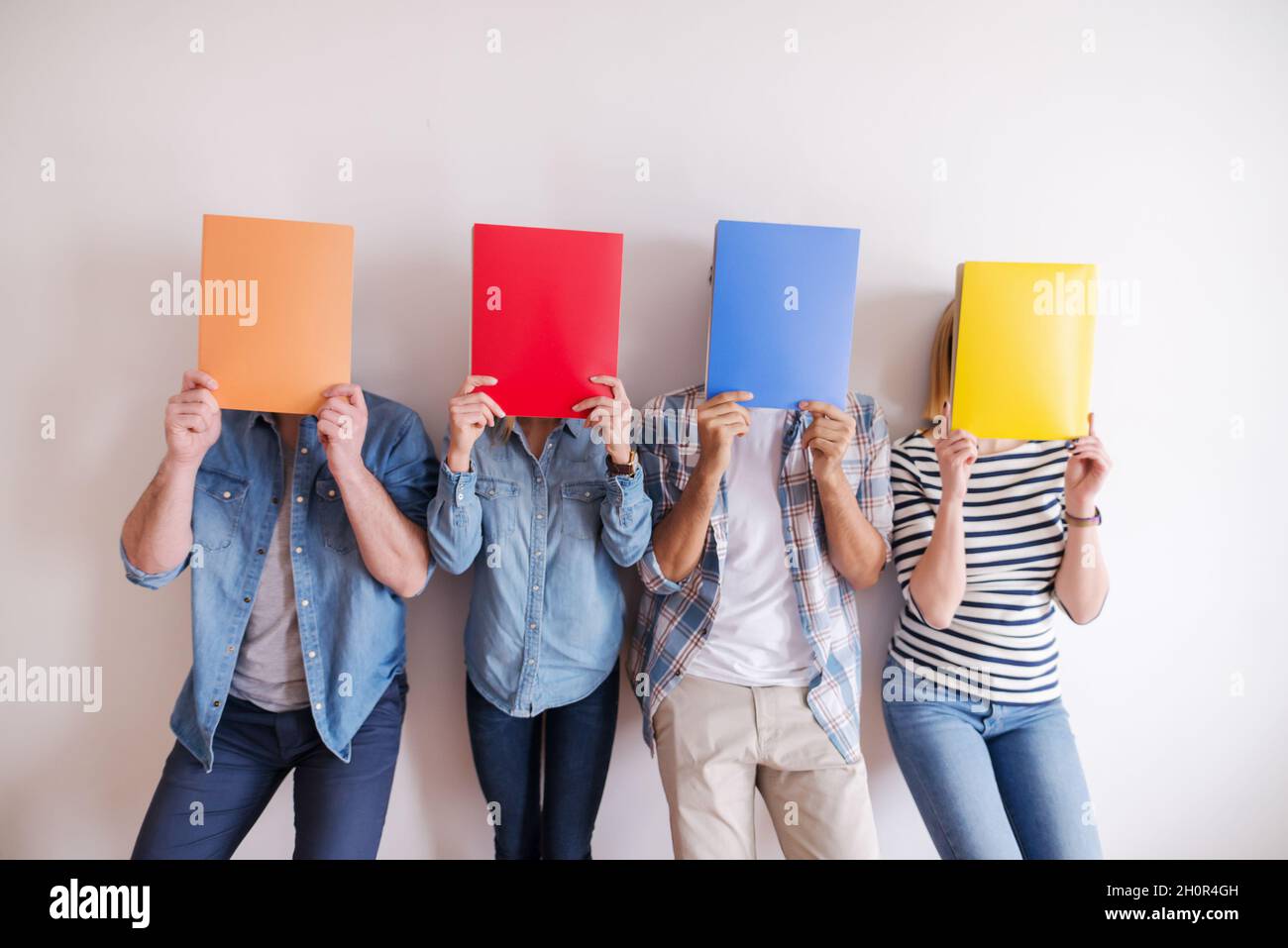 Covering faces hi-res stock photography and images - Alamy
