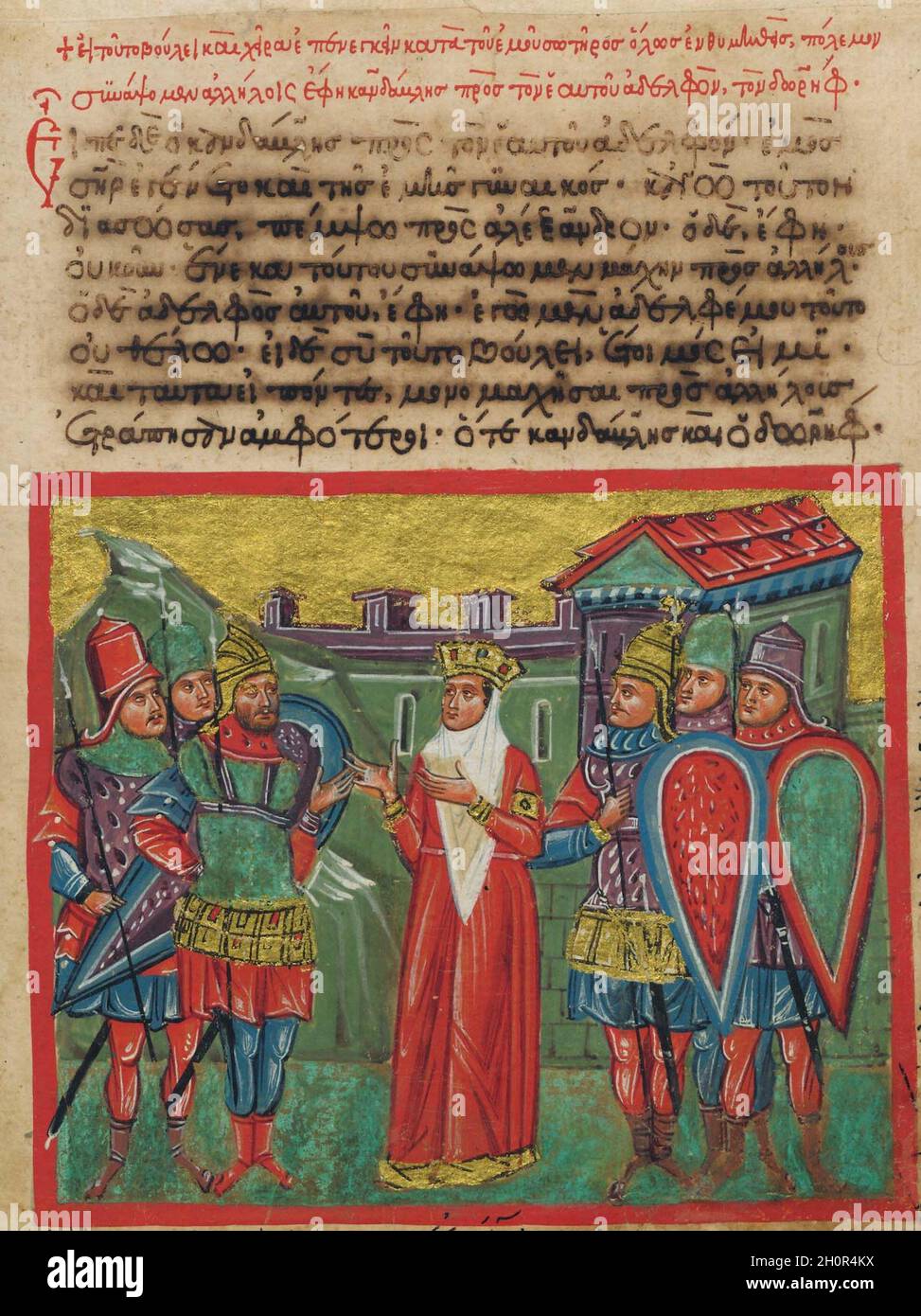 The story of Alexandros - Pseudo-Callisthenes 14th century Stock Photo ...