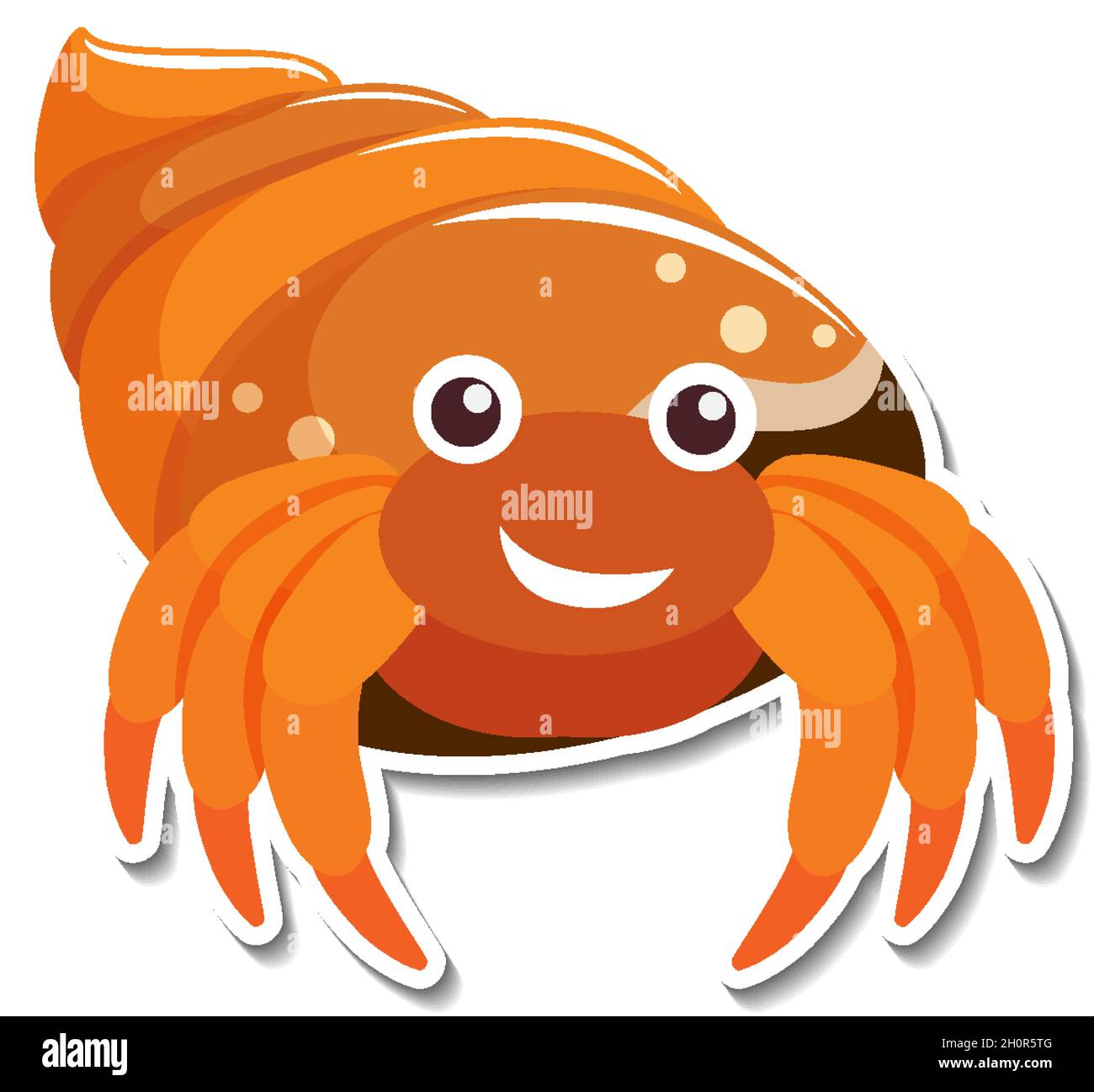 Cute Hermit Crab Clipart