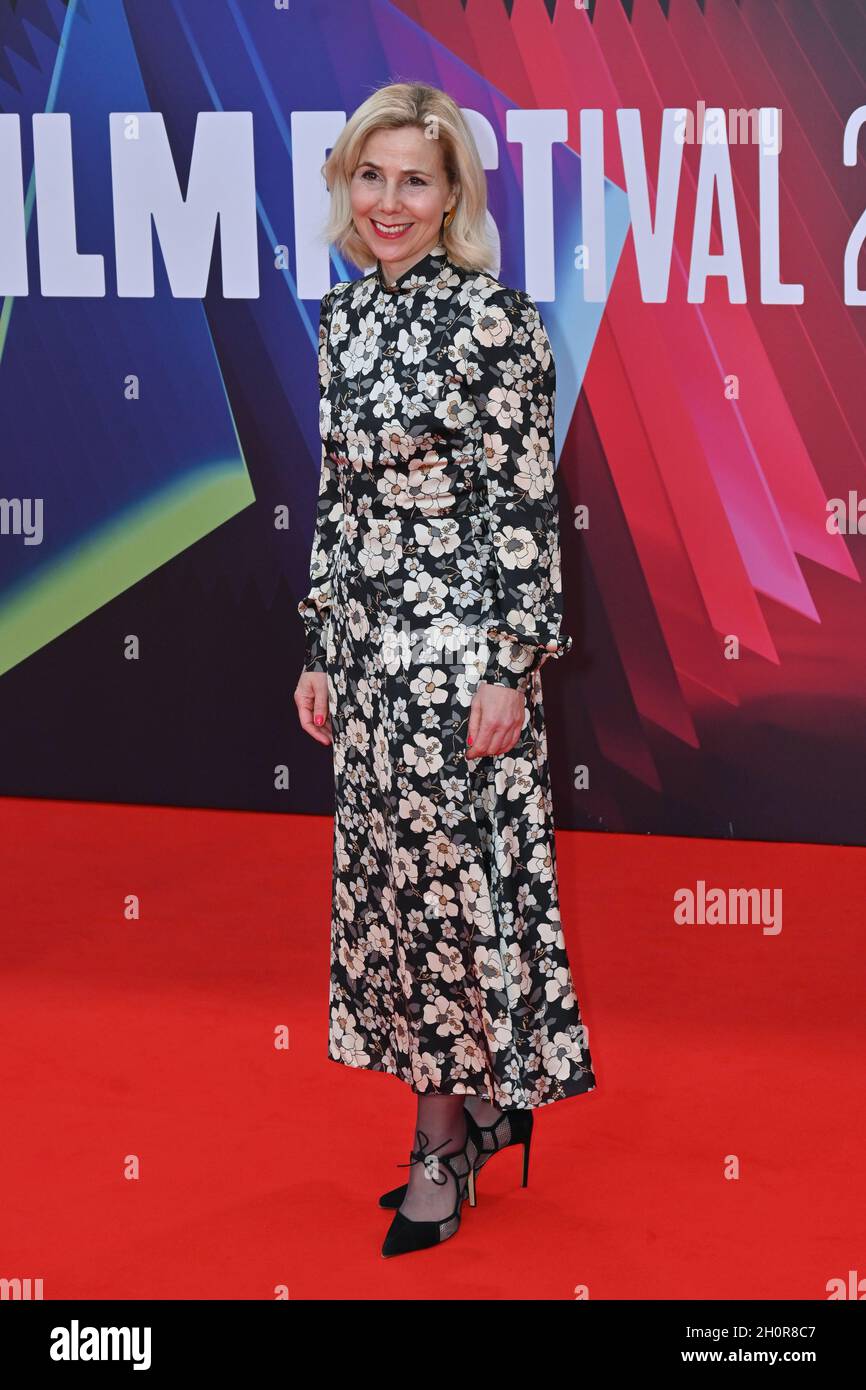 London, UK - 13 October 2021 Sally Phillips attends UK Premiere of The Lost Daughter at BFI ...