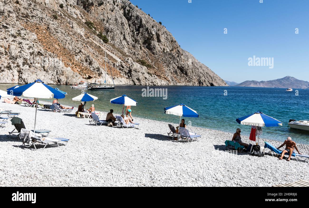 St.George Bay Symi Greek Islands Greece Stock Photo - Alamy