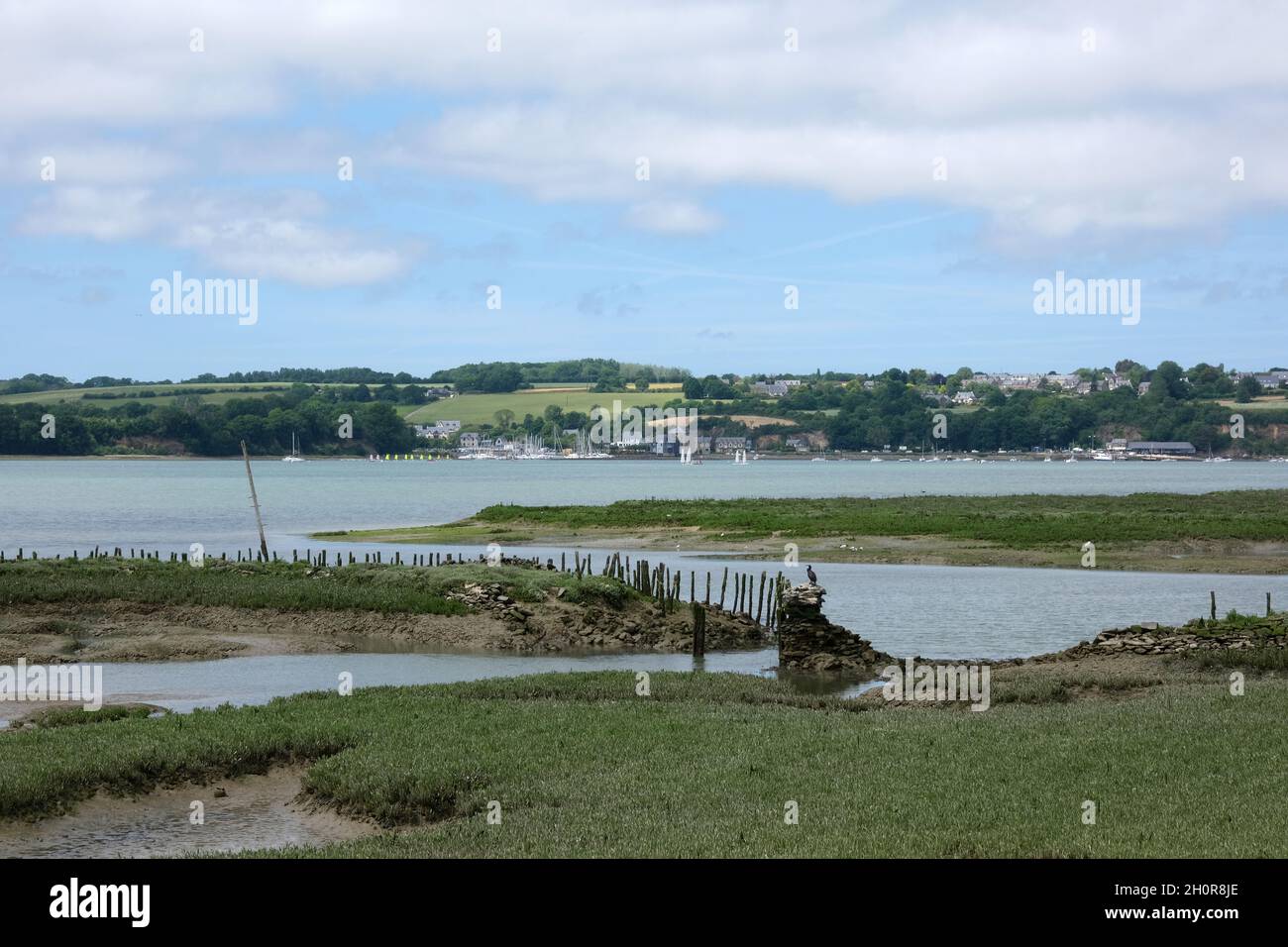 Plouer sur Rance (Brittany, north western France): the Rance river in ...
