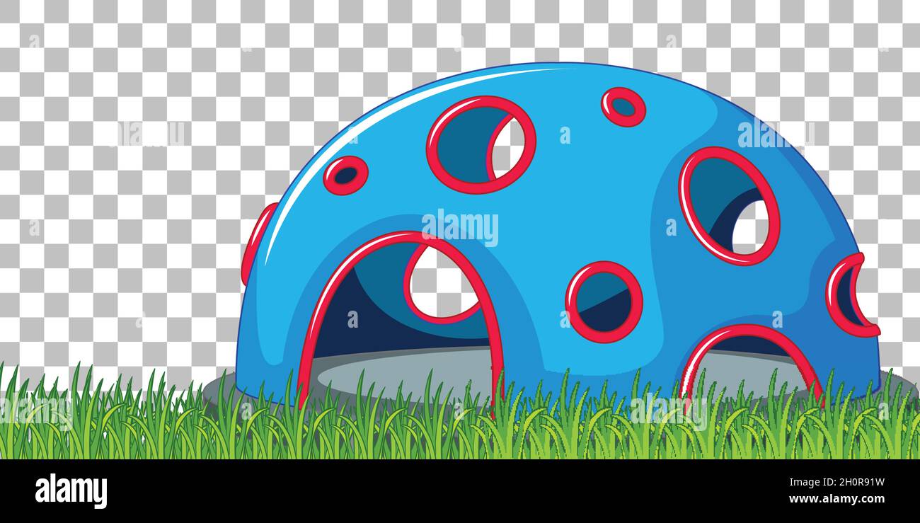 Tunnel playground on transparent background illustration Stock Vector ...