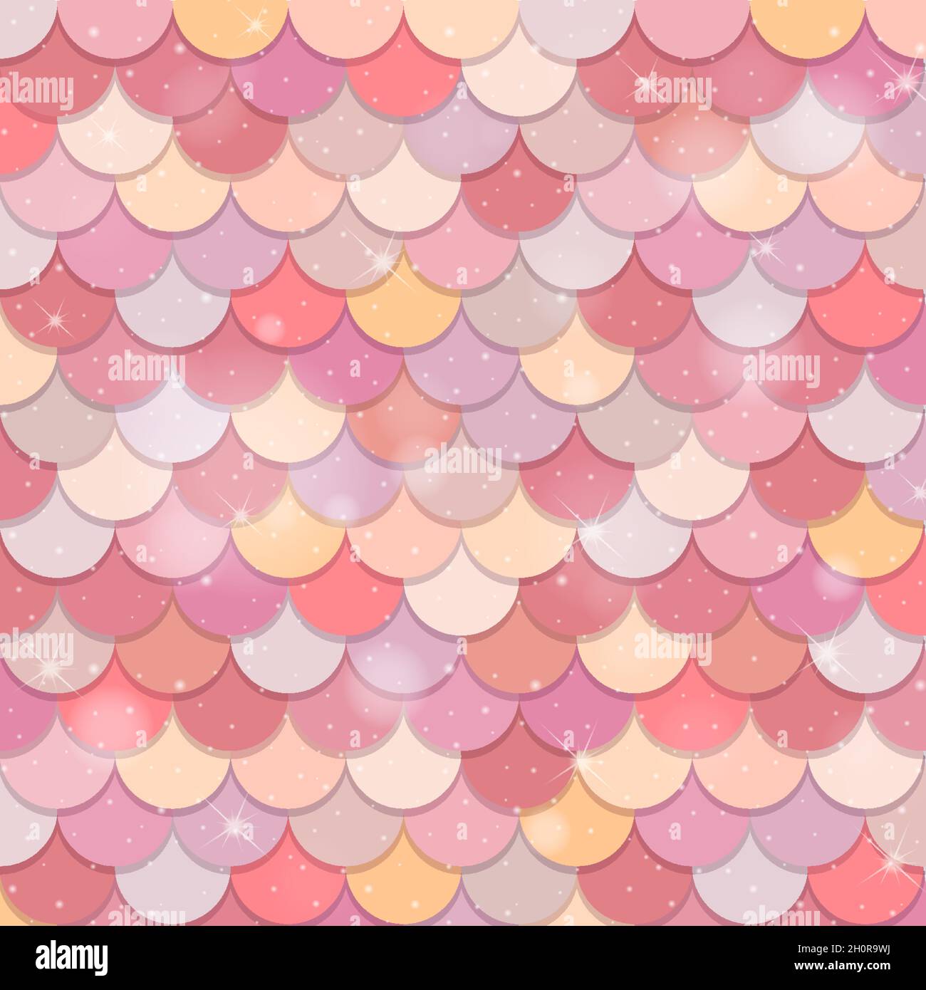 Fish scale seamless pattern background illustration Stock Vector Image ...