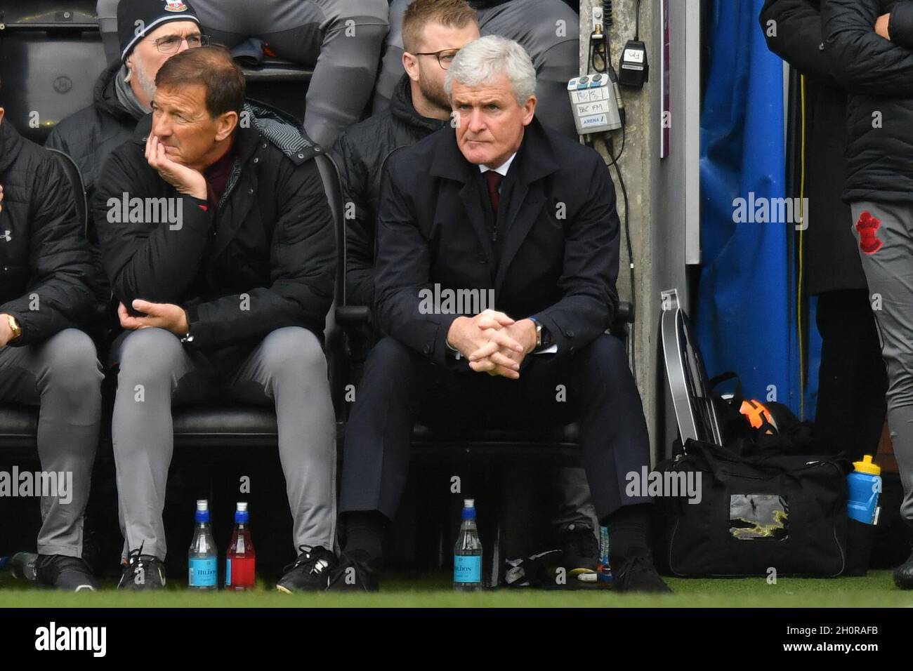 Southampton manager Mark Hughes Stock Photo - Alamy