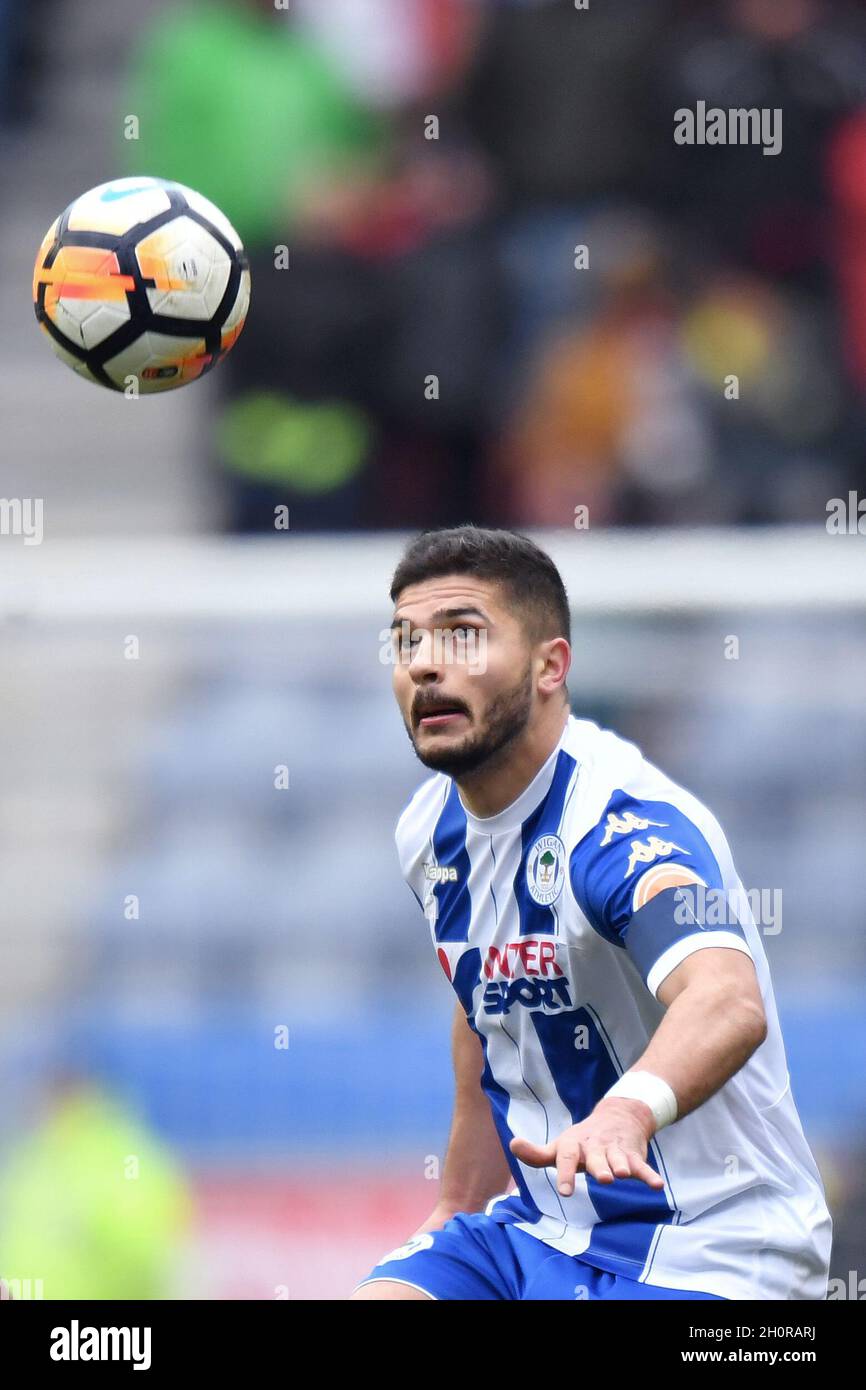 Wigan Athletic’s Sam Morsey Stock Photo - Alamy