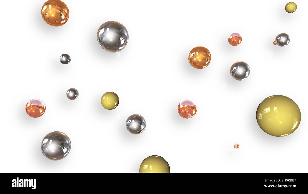 set of metal balls Stock Photo - Alamy