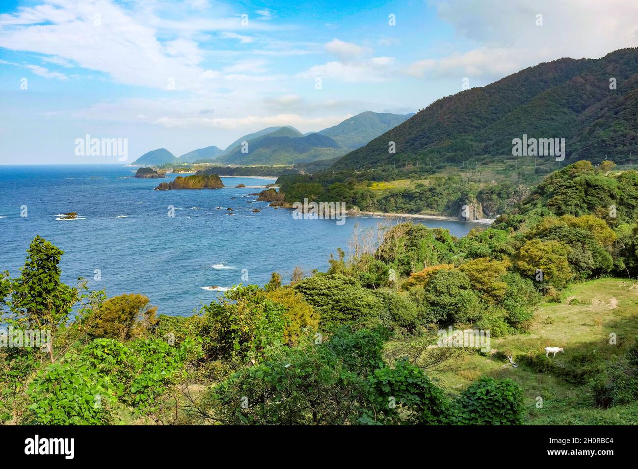 The Kyotango coast with the Japan Sea in Kyoto Prefecture, Japan Stock ...